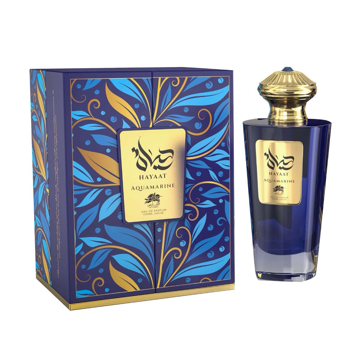 HAYAT AQUAMARINE PERFUME UNISEX BY AL FARES, 100ML (EDP) FOR UNISEX ...